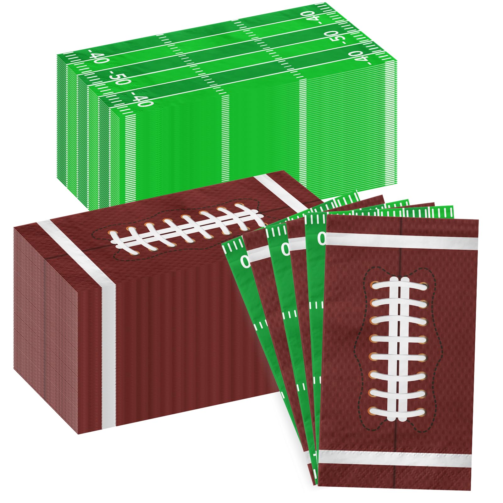 Amazon.com: Football Party Supplies,50Pcs Football Napkins Football ...