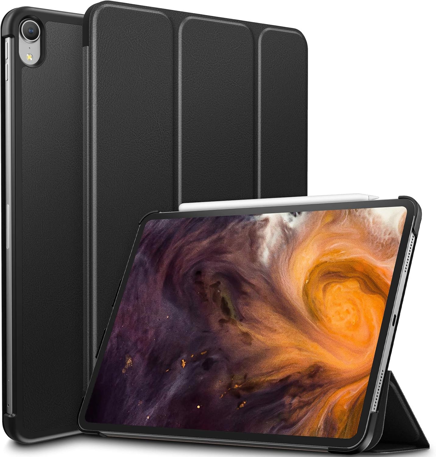 Amazon.com: Infiland iPad Pro 11 Case,Tri-Fold Shell Case Compatible ...