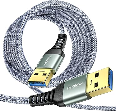 Amazon.com: AINOPE USB to USB Cable, USB 3.0 A to A Male to Male Cable ...