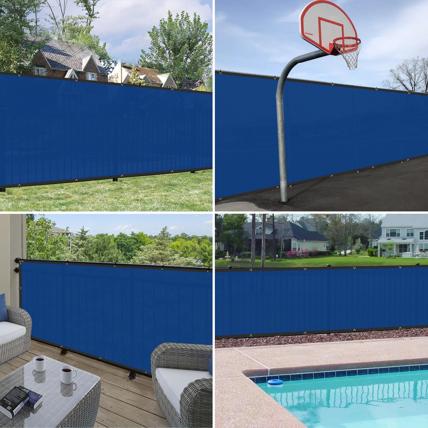 Snapklik.com : Windscreen4less 4 X 3910" Privacy Fence Screen Heavy ...