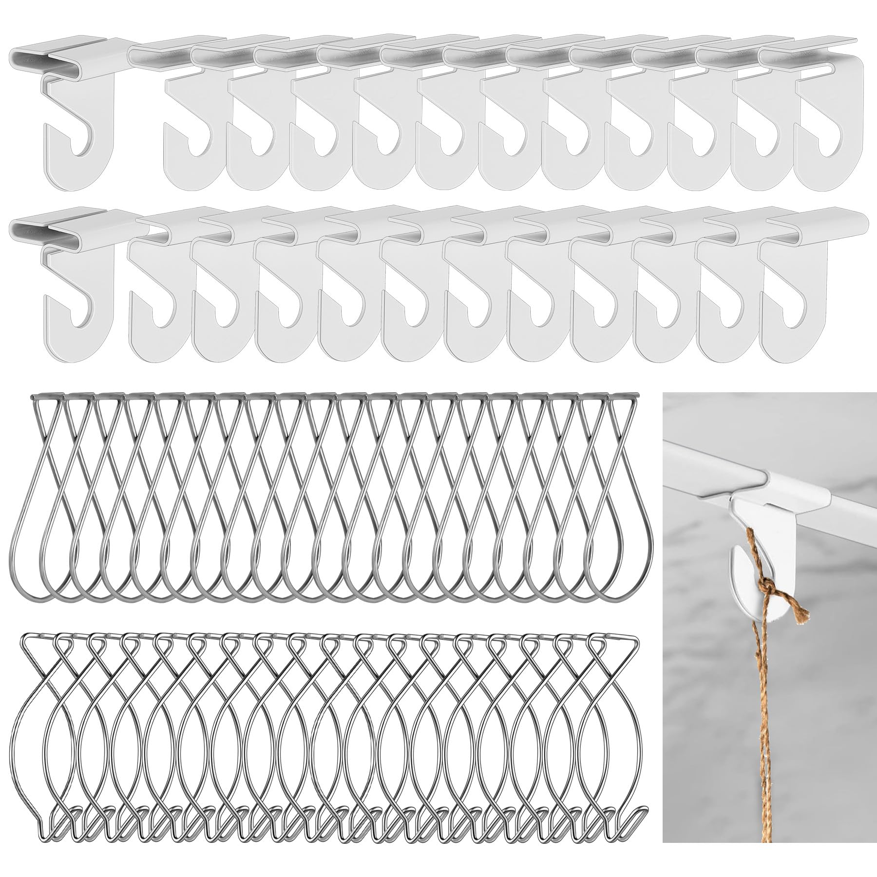 Snapklik.com : Philbinden Drop Ceiling Hooks For Hanging, Drop Ceiling ...