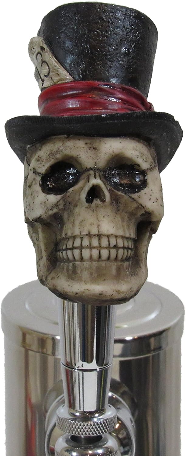 Amazon.com: Lucky 13 Top Hat Sports Bar Beer Tap Handle Kegerator Resin ...