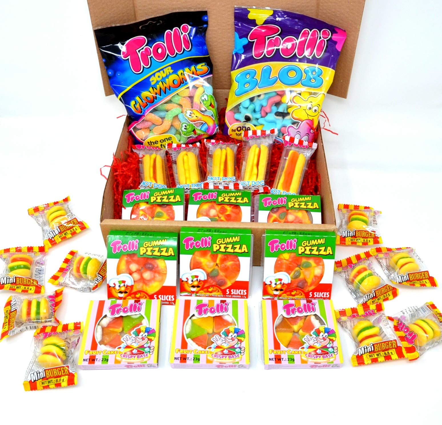 Buy Trolli Sweet Selection Box Burgers Pizza Fruit Cake Hot Dogs Sour ...