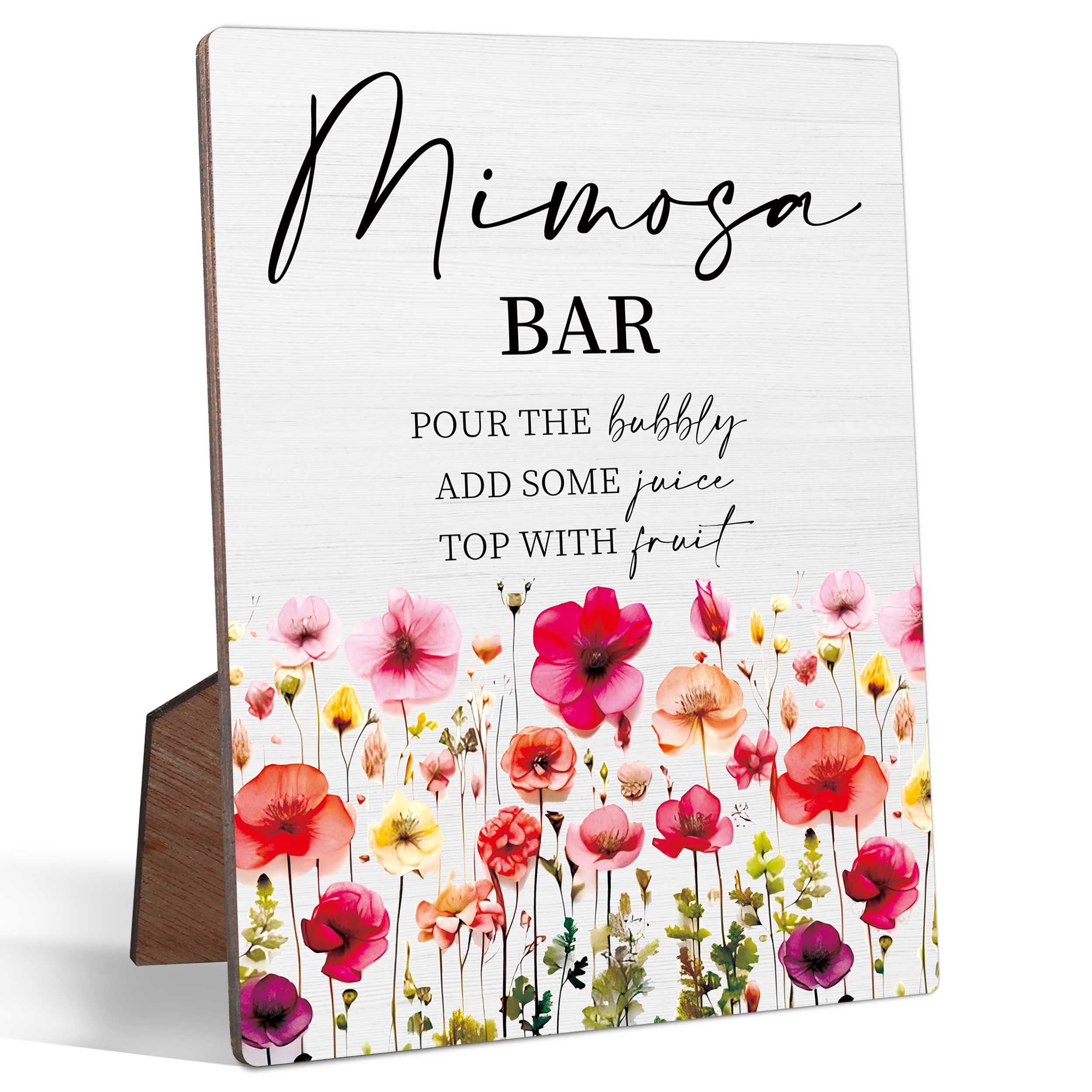 Snapklik.com : Mimosa Bar Bridal Shower Sign, Wedding Signs For ...