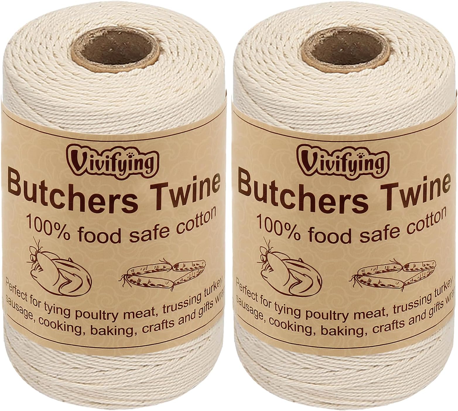 Amazon.com: Krafty Gourmet Butchers Cooking Twine, Heavy-Weight 16-Ply ...