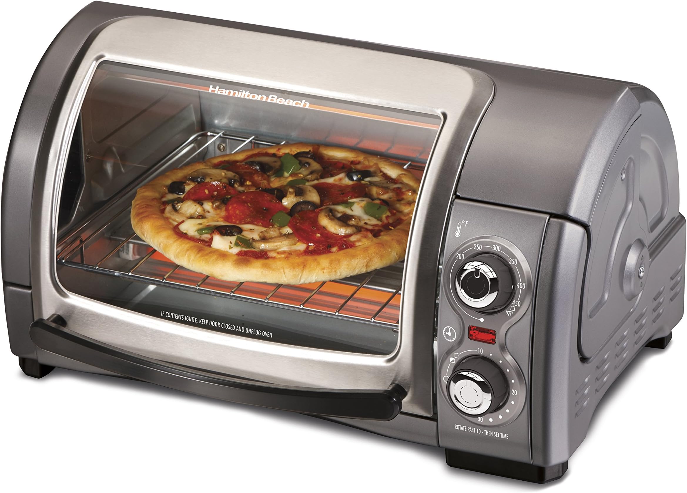Amazon.com: BLACK+DECKER 4-Slice Crisp 'N Bake Air Fry Toaster Oven ...