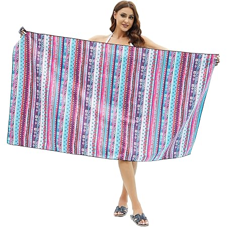 Microfaser Strandtuch 160x90 cm XXL - Schnelltrocknend Sandfrei ...