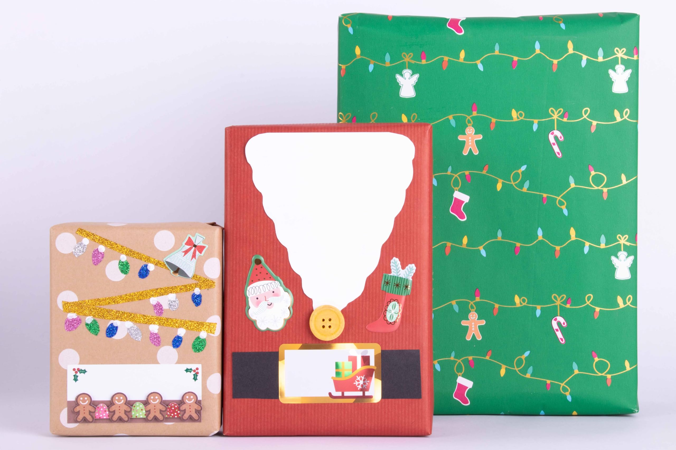 APLI Kids Knutselen APLI Kids 19265 Kerststicker HO HO HO - 1 Vel Met ...