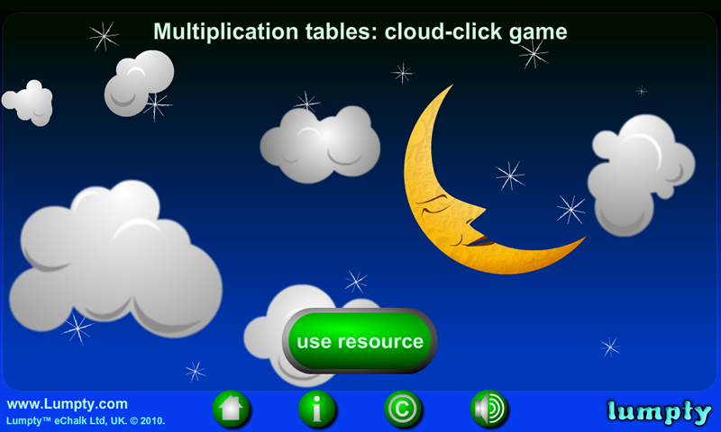 Times table cloud click game - App on Amazon Appstore