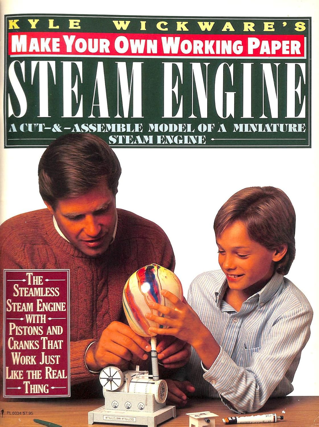 Make Your Own Working Paper Steam Engine: Wickware, Kyle: 9780060960346 ...