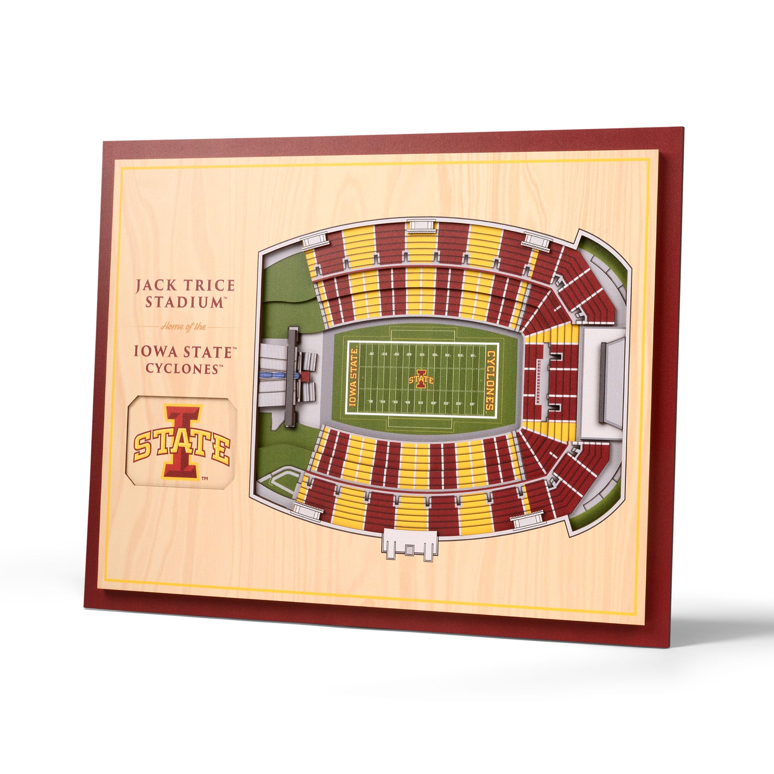 Snapklik.com : YouTheFan NCAA Iowa State Cyclones 5-Layer StadiumView ...