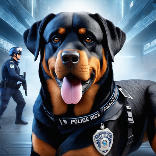 Police Rottweiler Dog Simulator 3D: : Cops Vs Robbers Jail Breakout ...