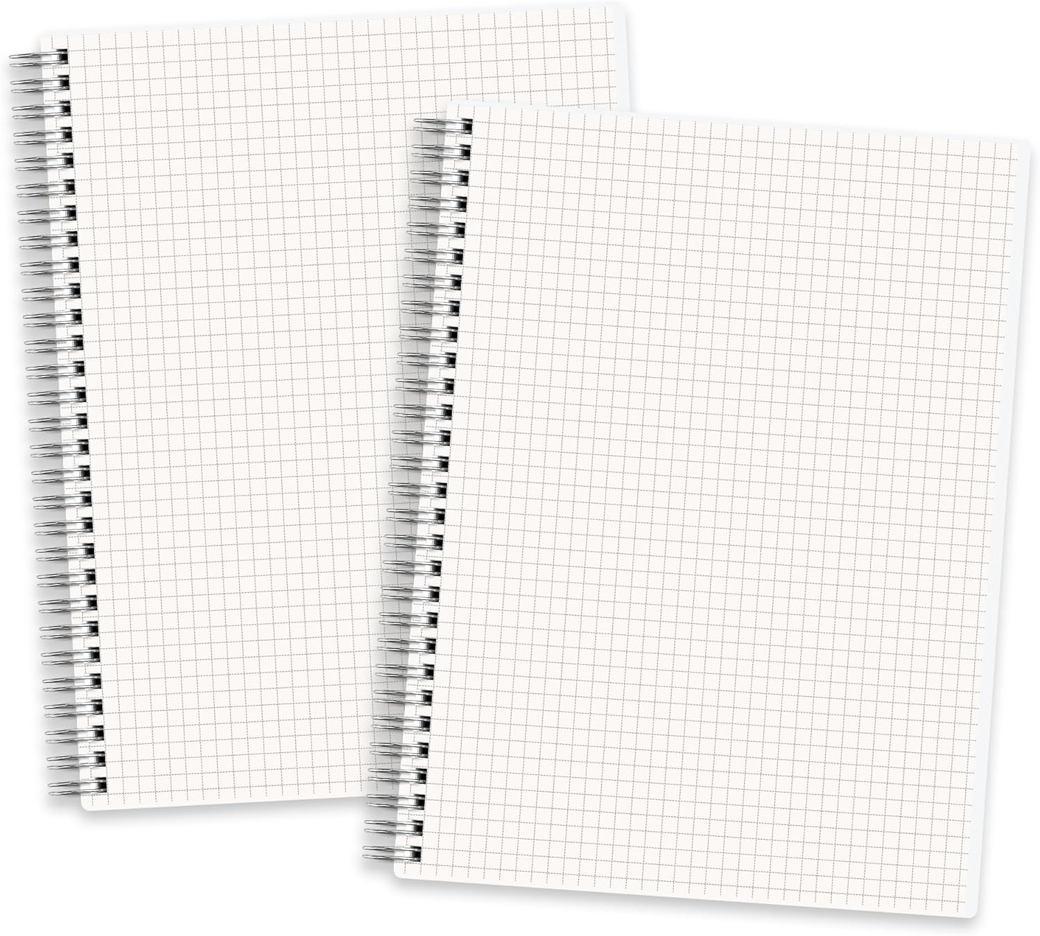RETTACY Spiral Graphing Notebooks 2 Pack - Large Spiral Journal Graph ...