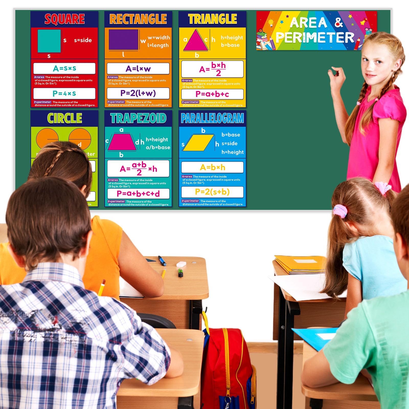 Educational Math Set Math Talk - 43 Piece Educational Classroom Decor ...