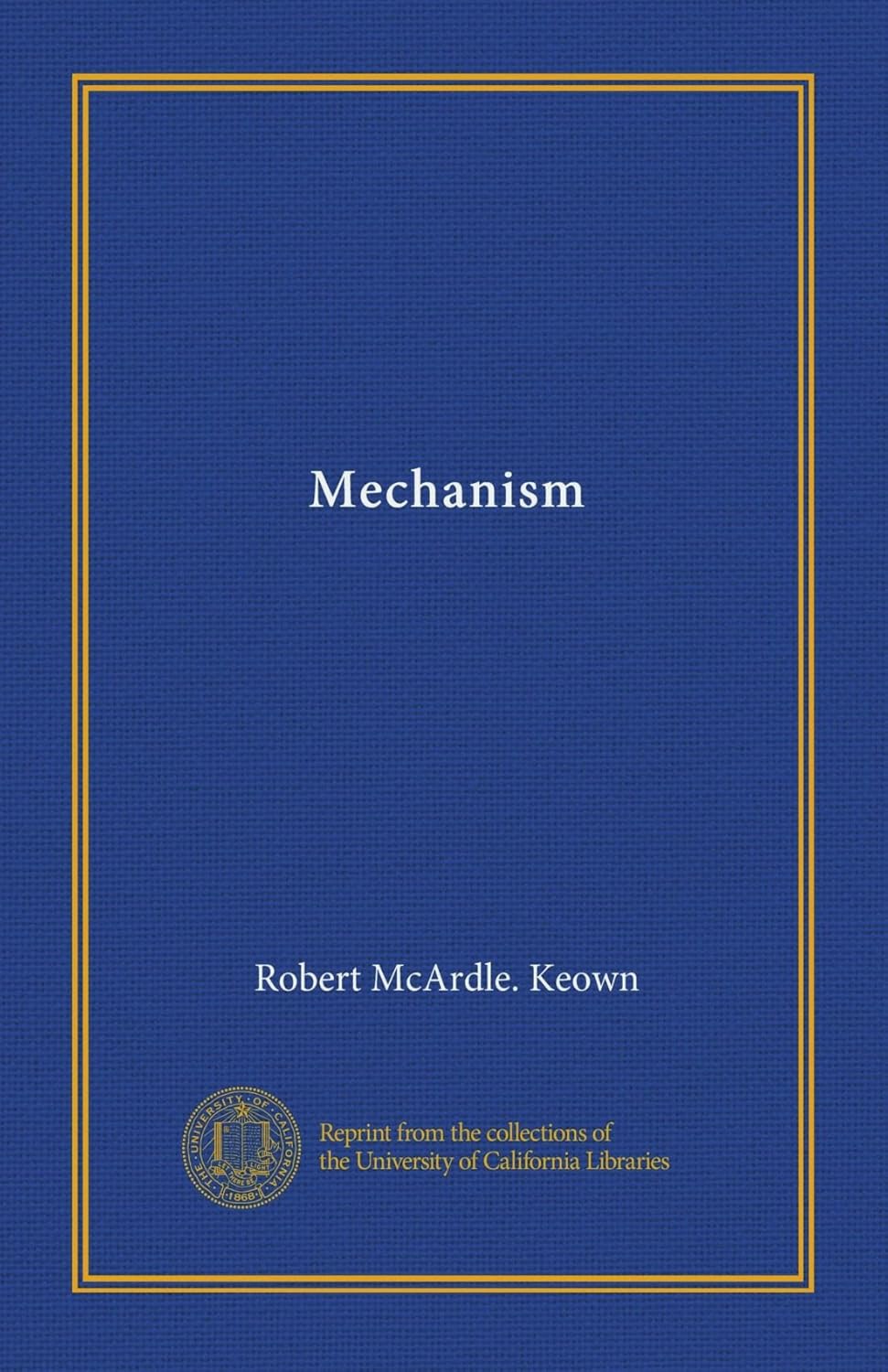 Mechanism : Amazon.in: Books