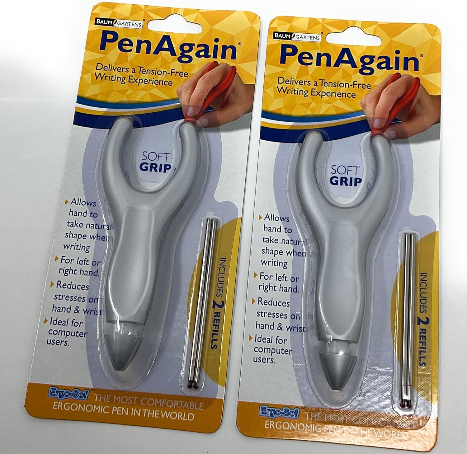 Amazon.com : Penagain Ergosof, Ballpoint Pen, Individually Packaged ...