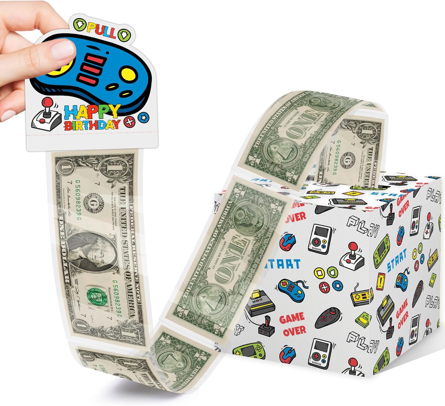 Amazon.com : Money Pull Out Gift Box Money Pull Box for Cash Gift Game ...
