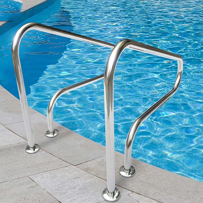 Amazon.com: GoodBZ Swimming Pool railings, Stainless Steel Swimming ...