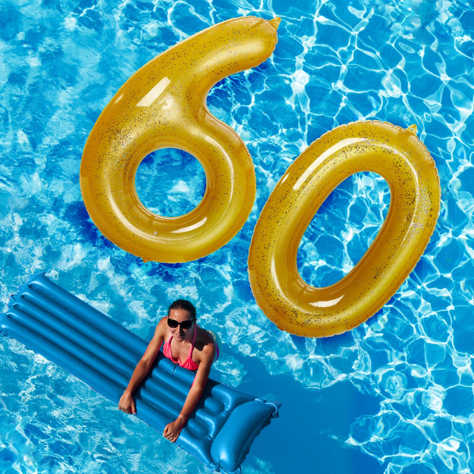 Snapklik.com : HyDren 48 Inch Inflatable Number Pool Float - Giant ...