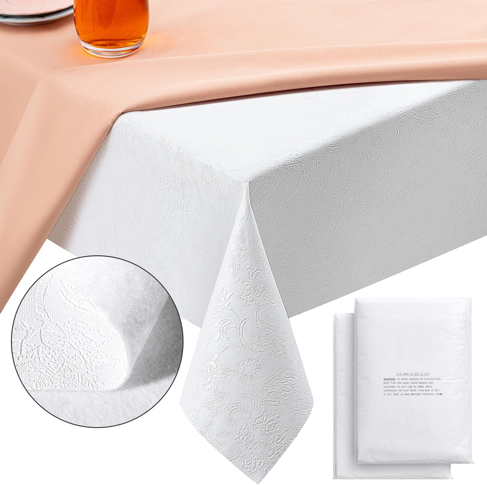 Amazon.com: tablecloths by design - Quality Table Pad Protector ...