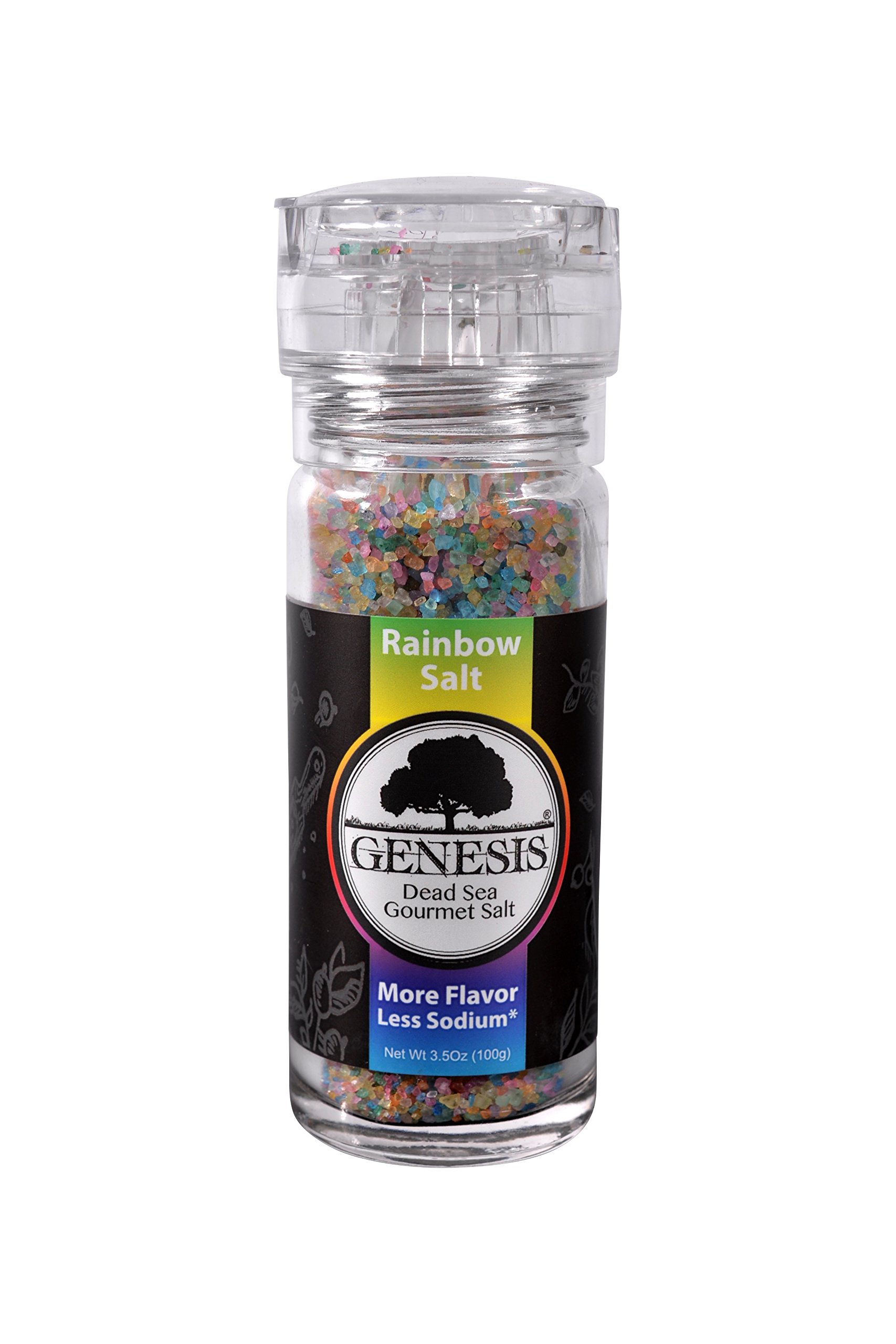 Rainbow Salt Mr. Dudley Rainbow Wood Salt Shaker & Pepper Mill Grinder