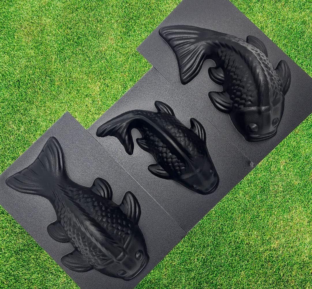 BETONEX 3D Cement Mold Fish 3 pcs Plastic ABS 2mm - Plastic Molds for ...