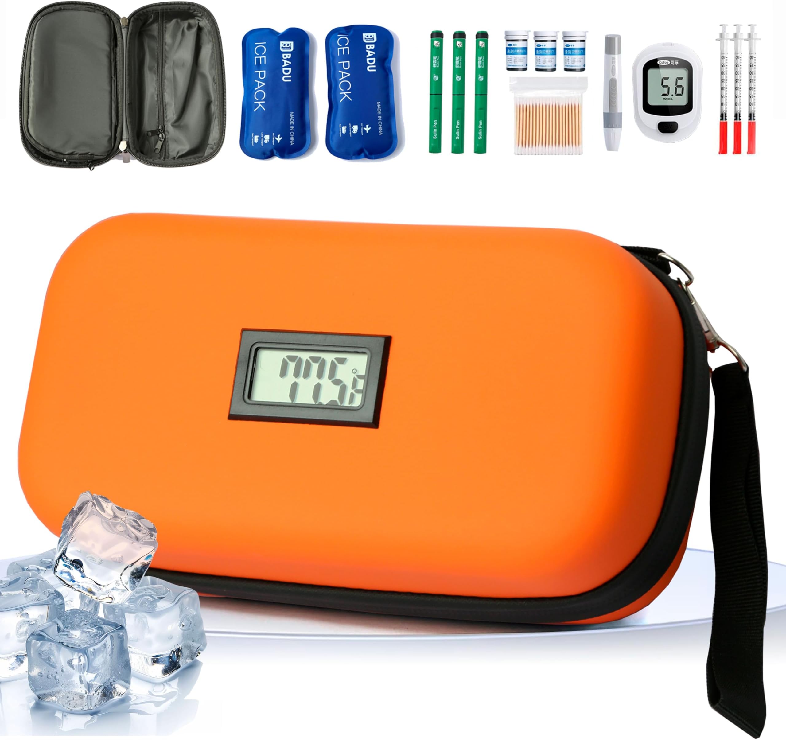 Amazon.com: 24-Hour Insulin Cooler Travel Case TSA Approved Medication ...