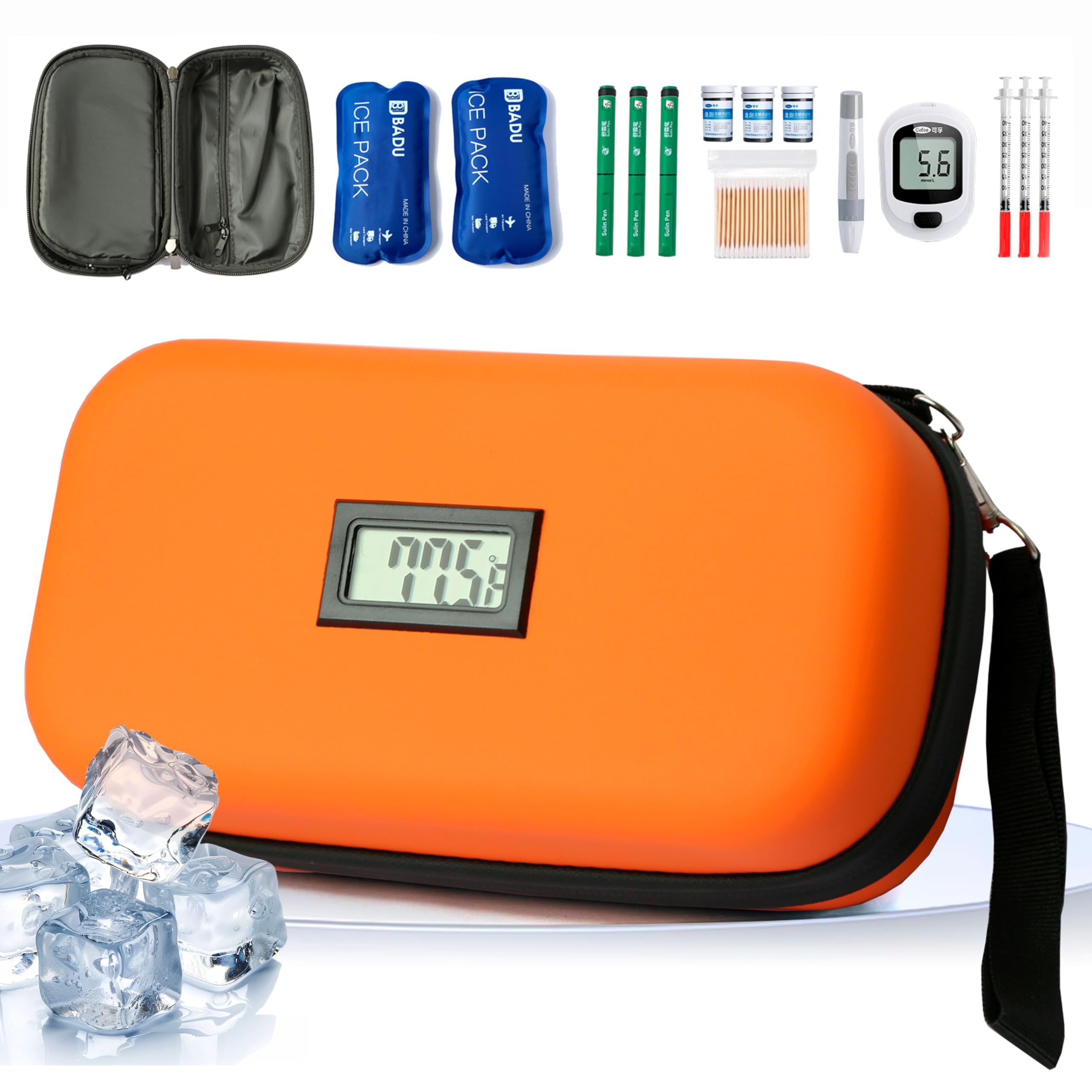 Amazon.com: 24-Hour Insulin Cooler Travel Case TSA Approved Medication ...