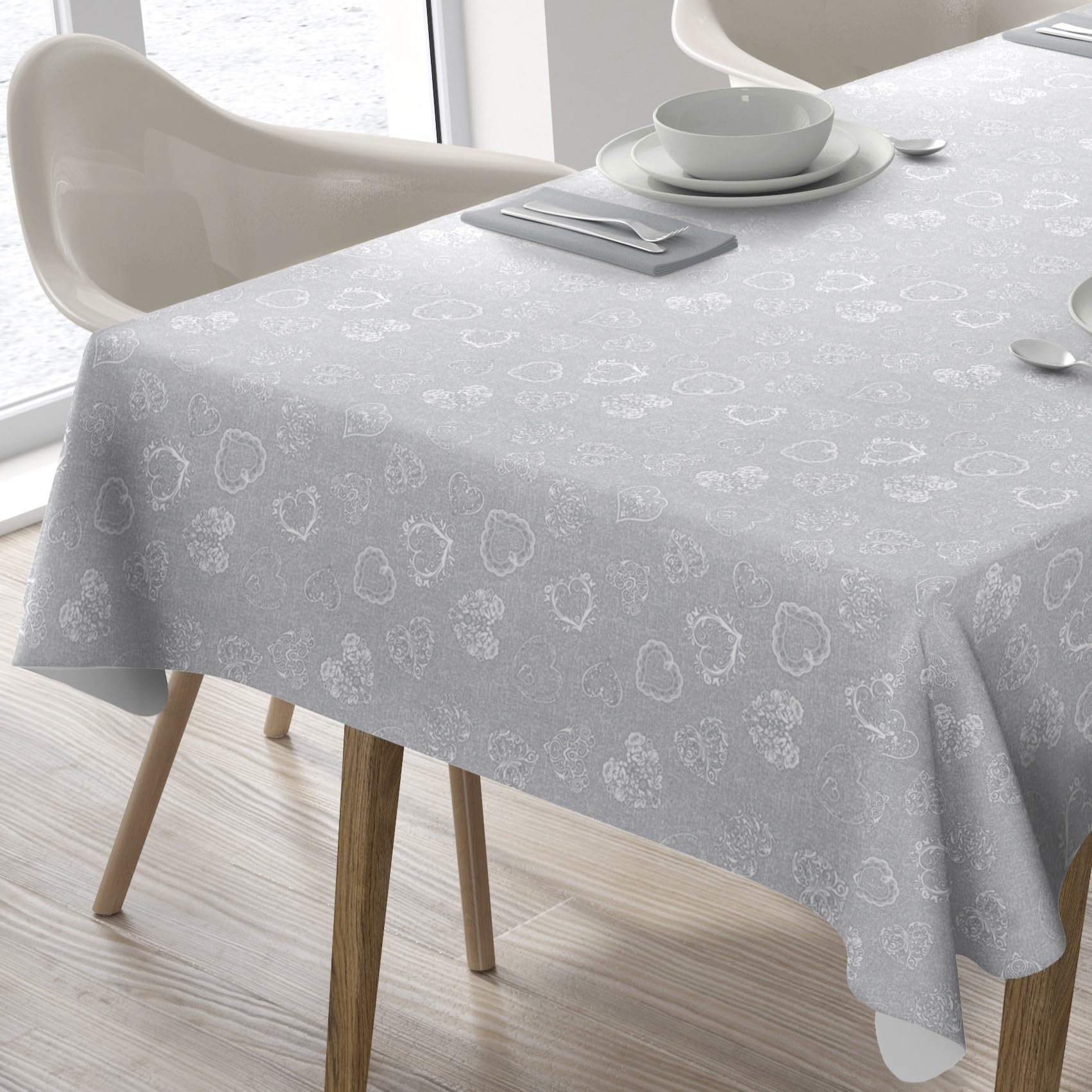 Home Direct Large Rectangular Oilcloth PVC Wipe Clean Tablecloth 140cm ...