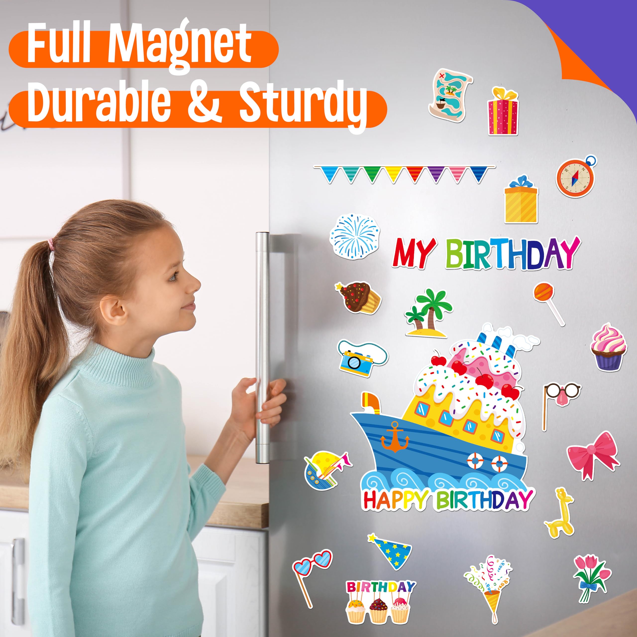 Snapklik.com : 68PCS Birthday Cruise Door Magnets, Large Funny Cruises ...