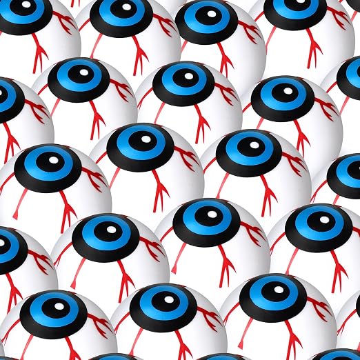 Amazon.com: Zubebe 16 Pieces Halloween Eyeballs Plastic Eyeballs ...