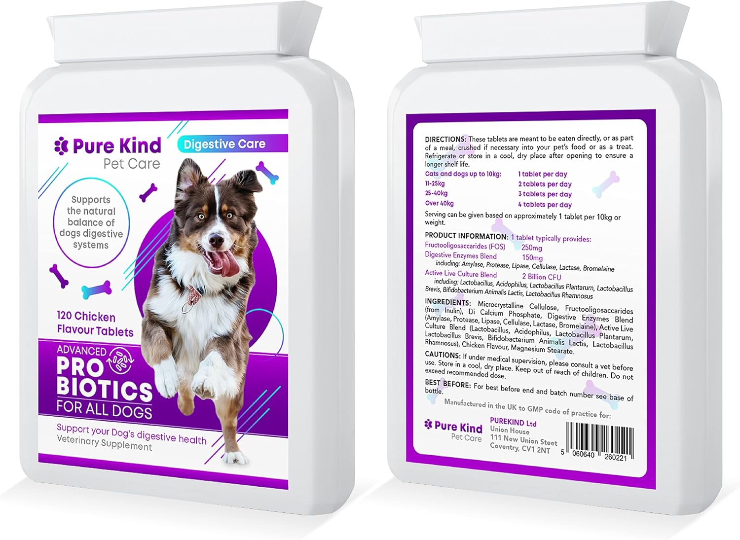 Dogs Digestive Care for All Ages| Pet Probiotics for with Sensitive ...