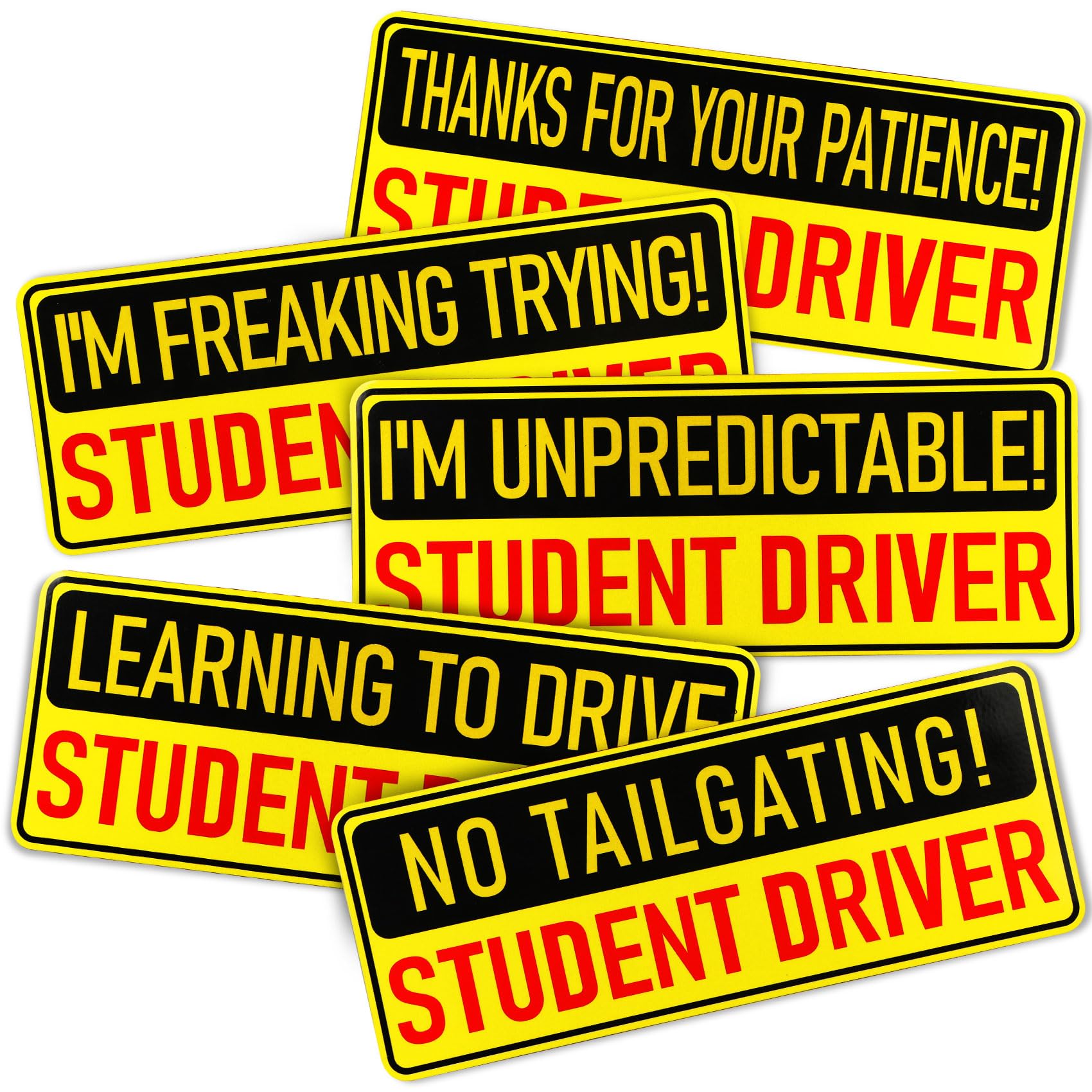 Amazon.com: Student Driver Magnet for Car, 5 Pack Student Driver ...