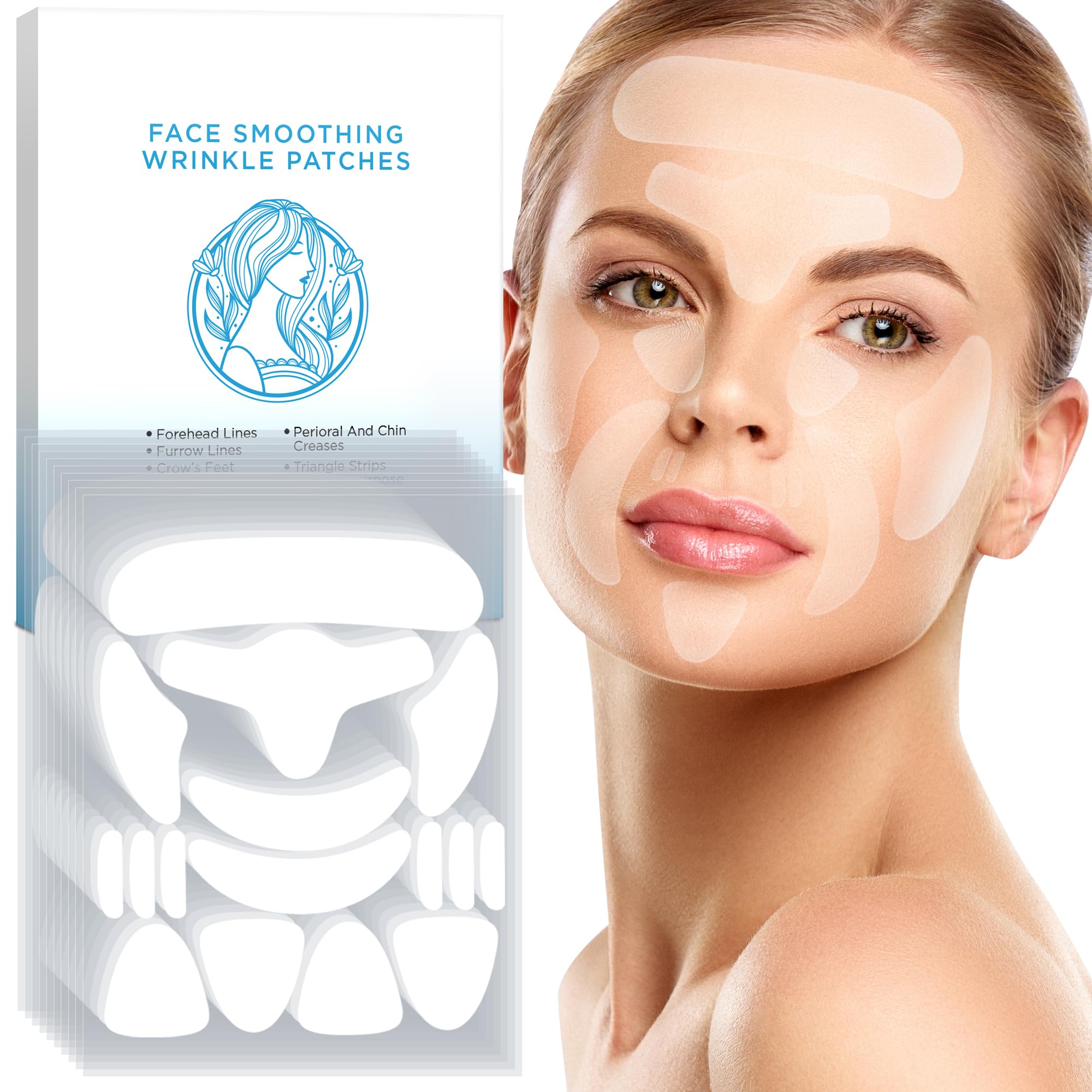 Amazon.com : IKIMI Face Wrinkle Patches Invisible - Forehead Wrinkle ...