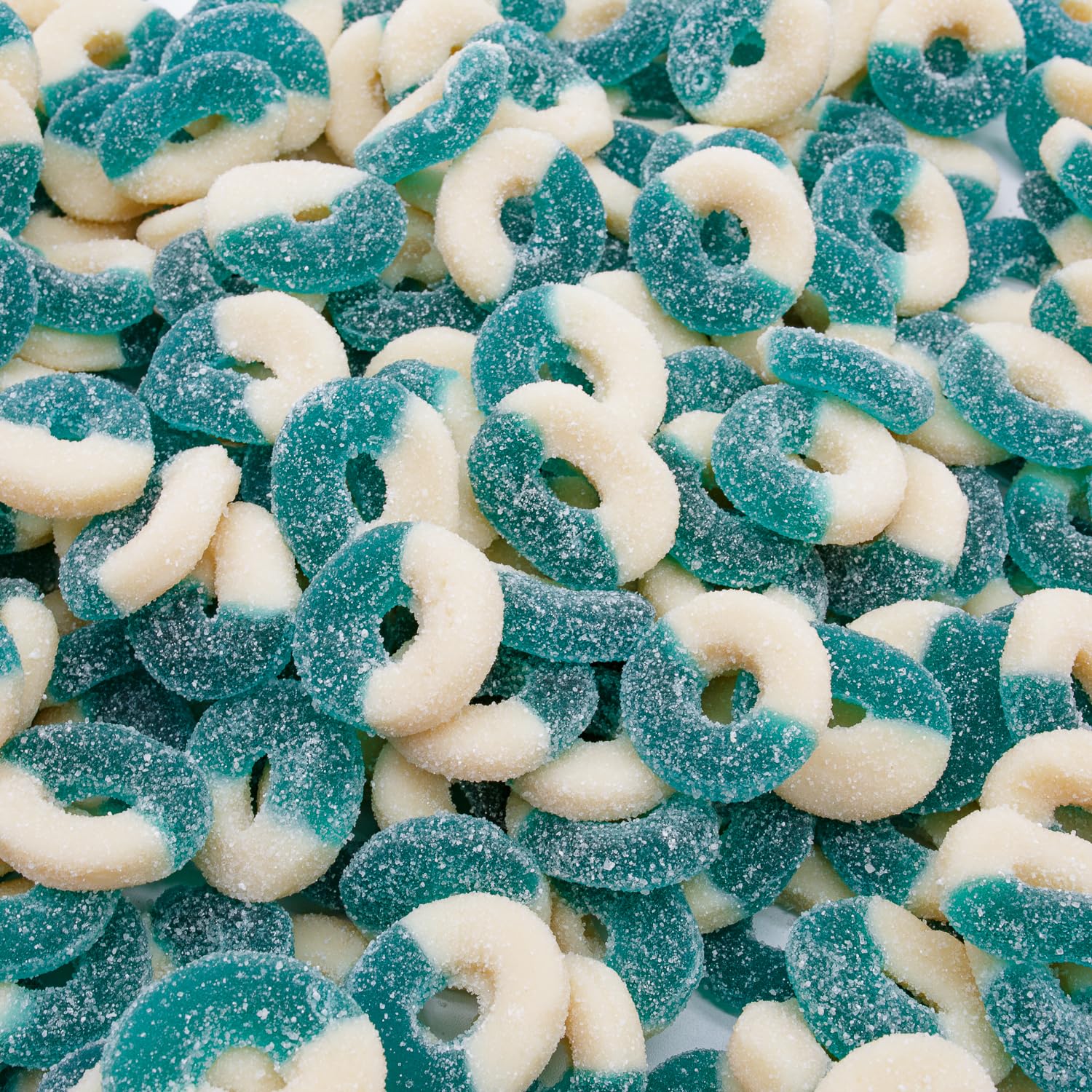 Amazon.com : Gummy Candy Bulk BLUE RASPBERRY Rings 1 lb – Soft and ...