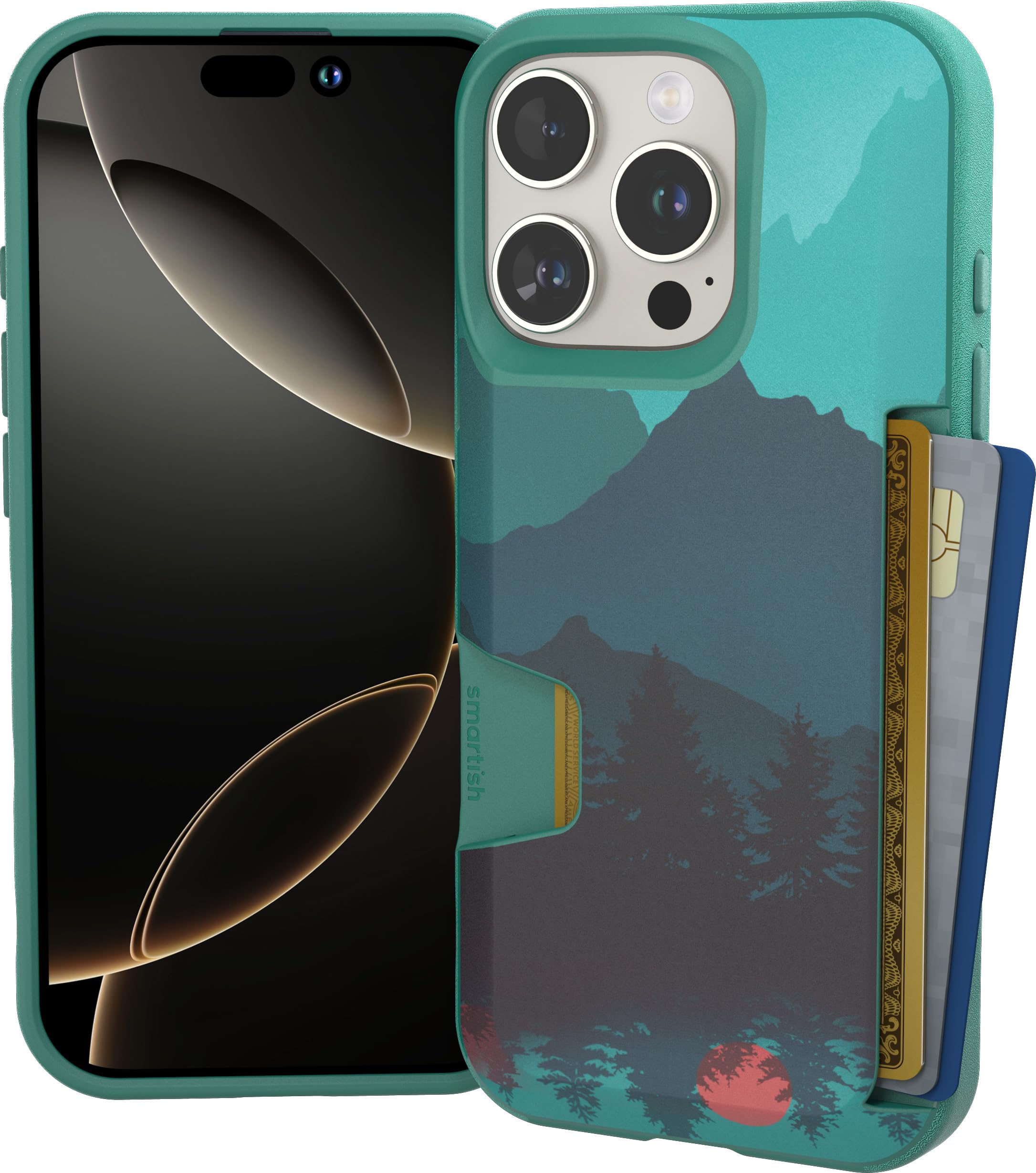 Amazon.com: Smartish® iPhone 16 Pro Wallet Case - Wallet Slayer Vol. 1 ...