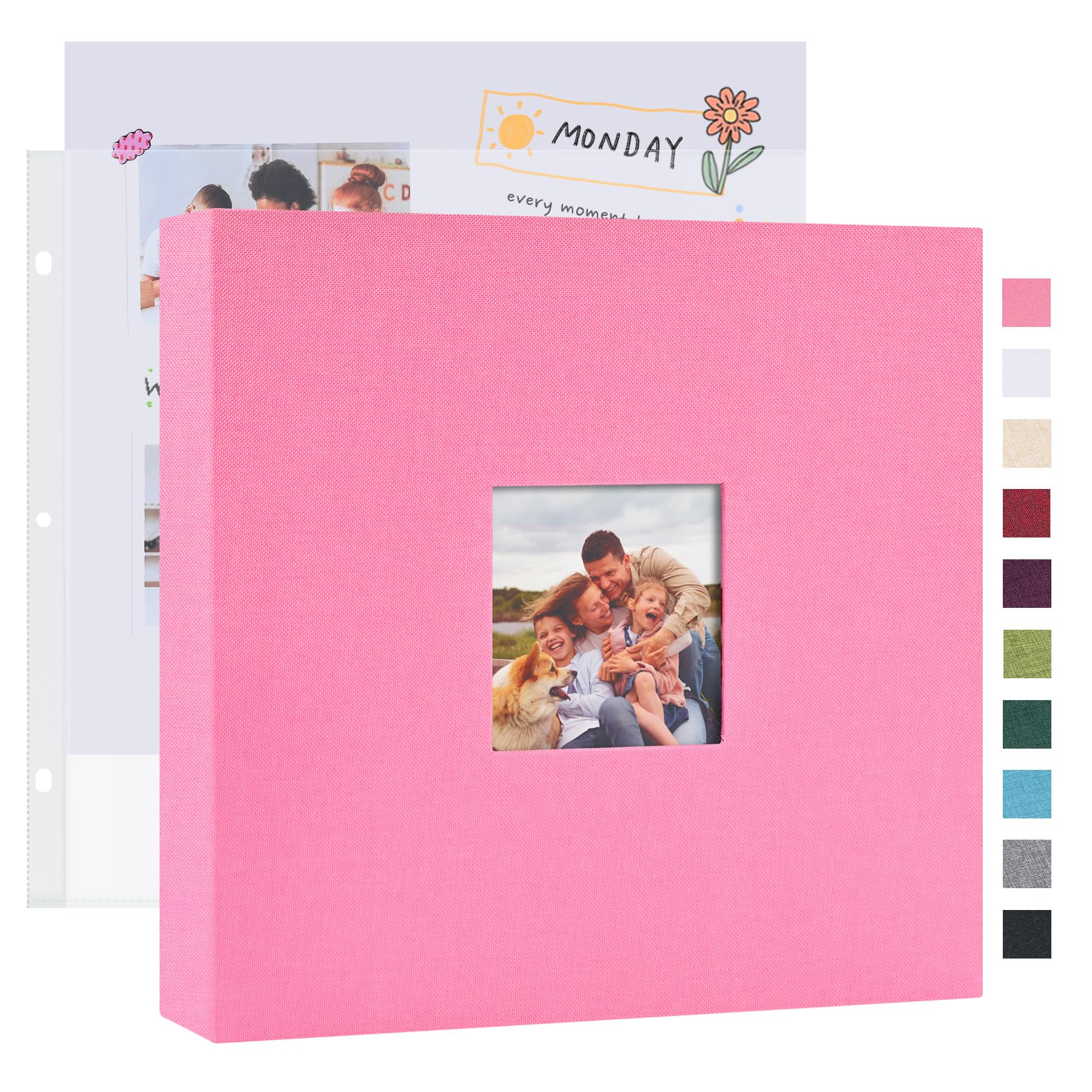 Amazon.com: Mublalbum 12x12 Inch DIY Scrapbook Photo Album with 20 ...