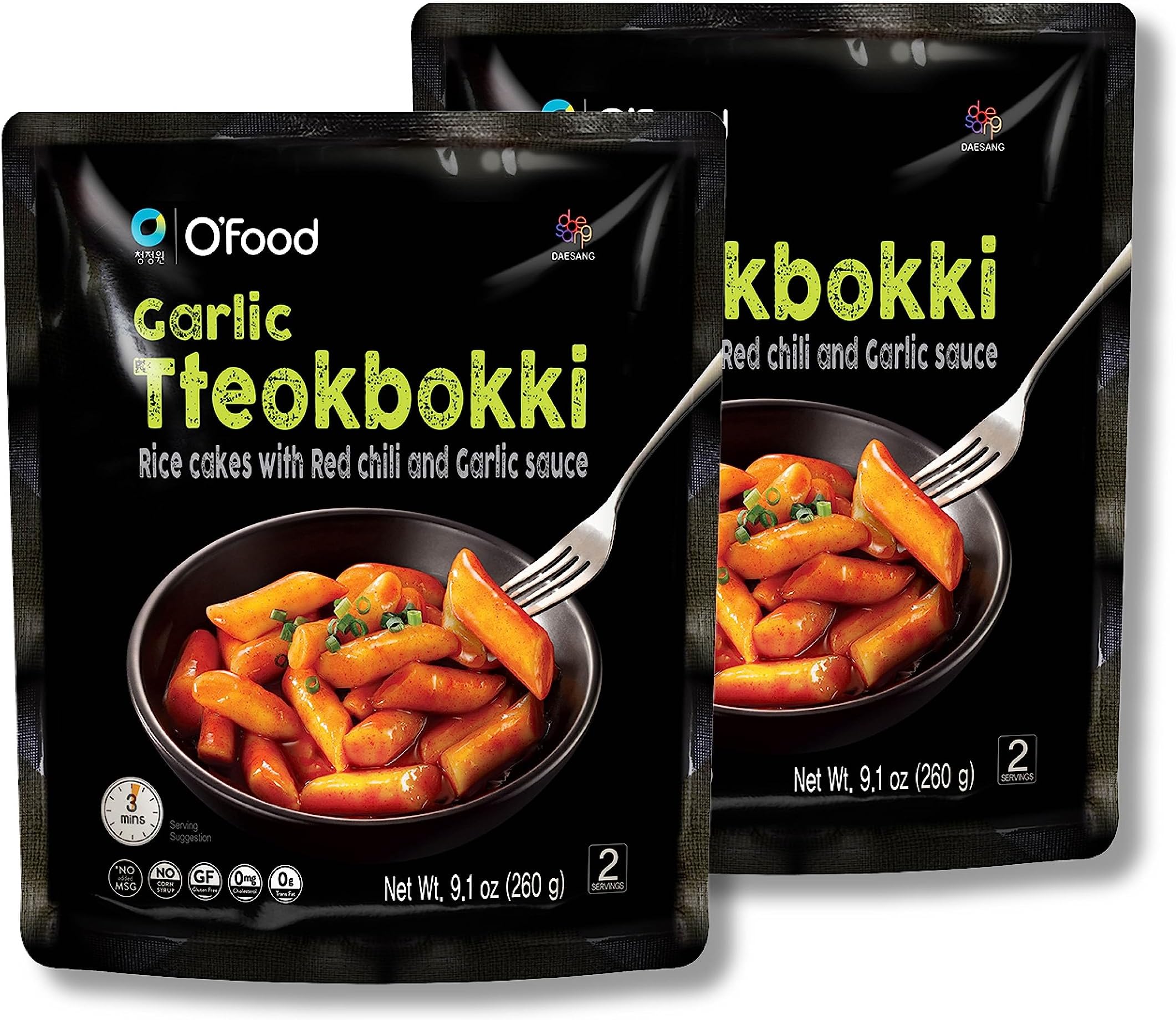 Amazon.com: C O'Food Rose Spicy Carbonara Tteokbokki, Gluten-Free ...
