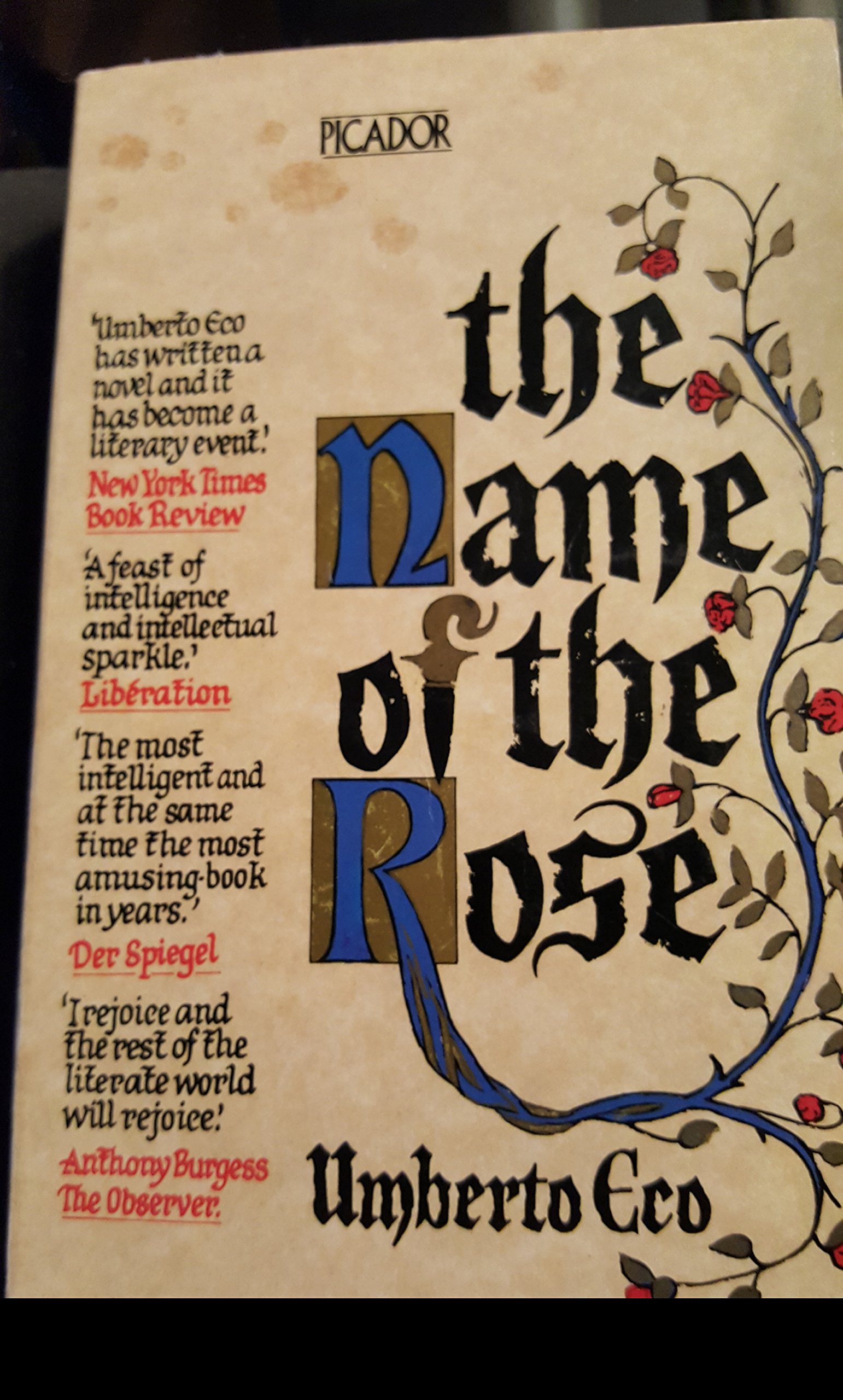 The Name of the Rose: Eco, Umberto: 9780330284783: Amazon.com: Books
