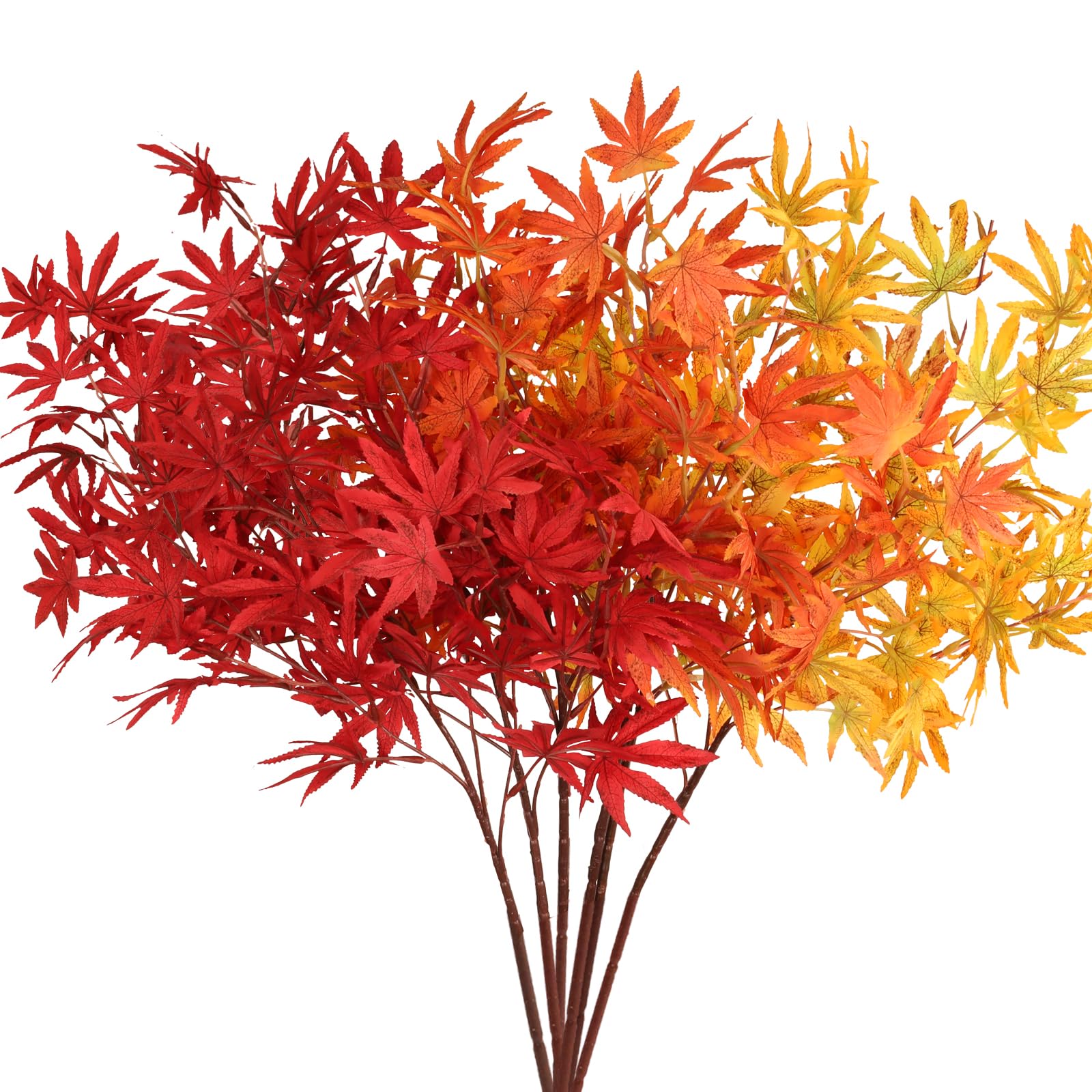 Amazon.com: NUBATO 6PCS Artificial Maple Leaves Branches, 31.5 inch ...