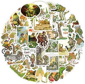 Amazon.com: 54pcs Frog and Toad Stickers Cute and Interesting Cartoon ...
