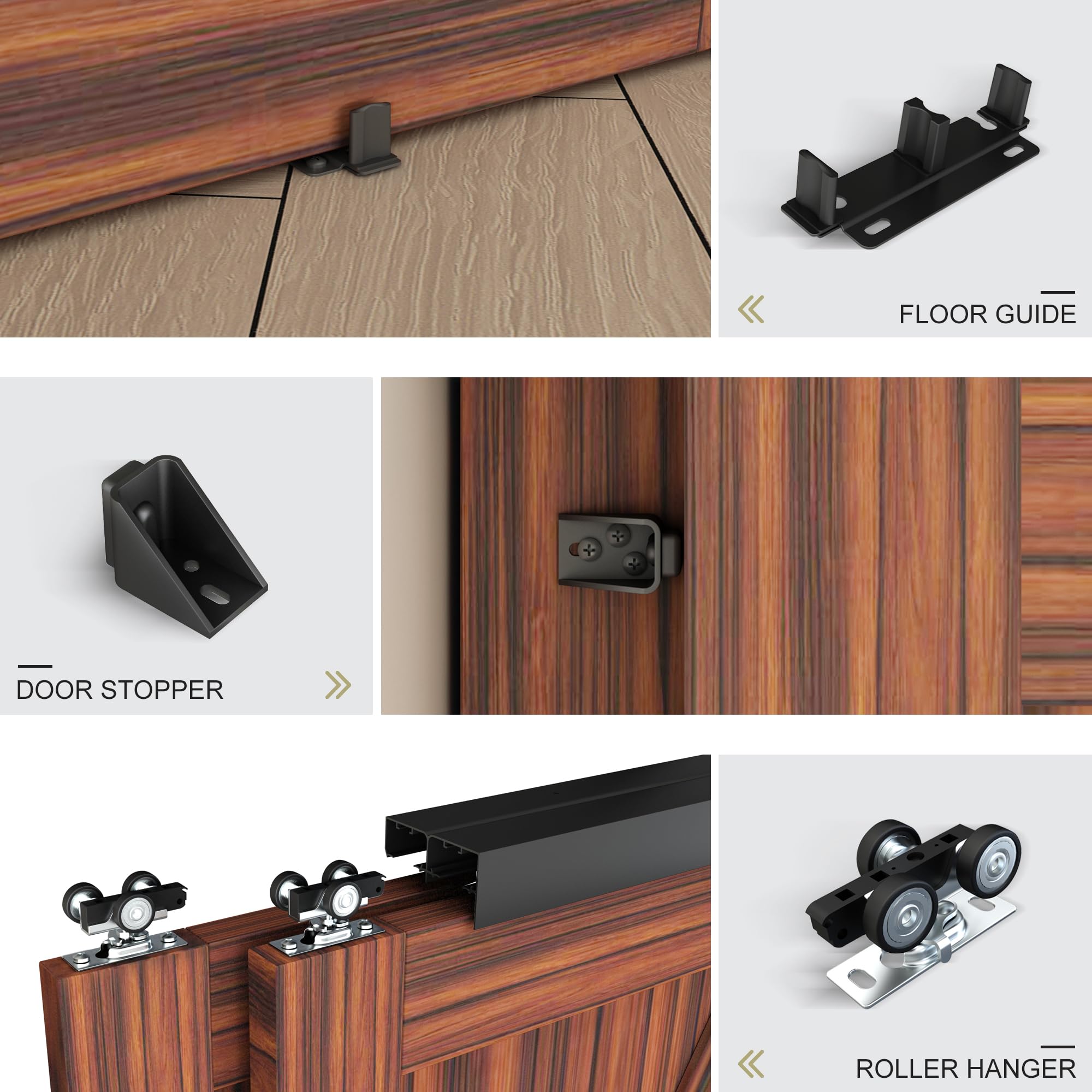 Snapklik.com : WEWORTH Heavy Duty Double Bypass Sliding Closet Door ...