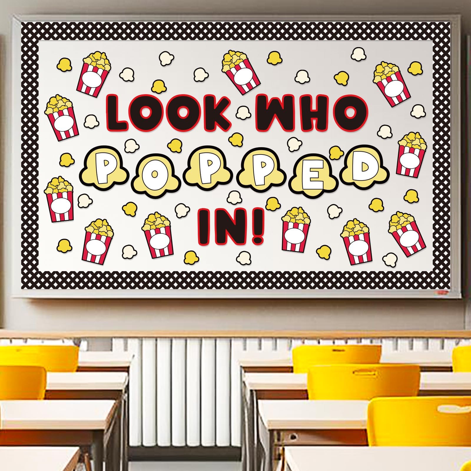 Cutouts 77-Piece Popcorn Cutouts Set - Bulletin Board Decor For Parties ...