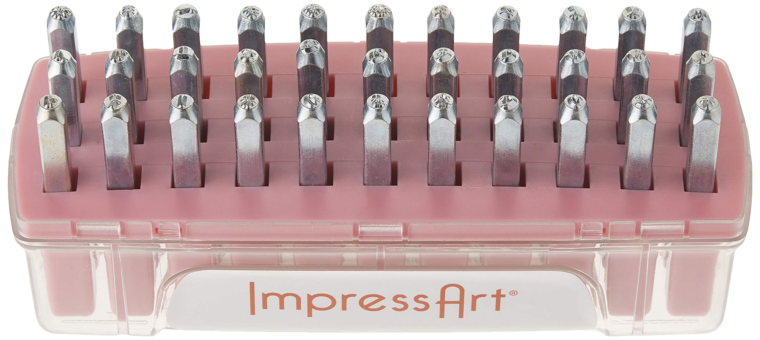 ImpressArt Melody Uppercase Letter Metal Stamps Set, 3mm: Buy Online in ...