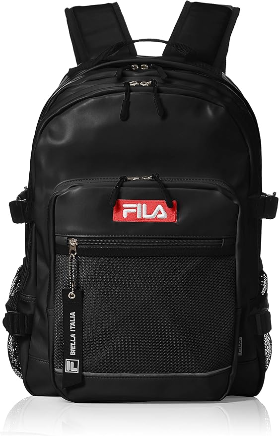 Amazon.com: FILA(フィラ) Women Backpack, Black (Black 19-3911tcx ...