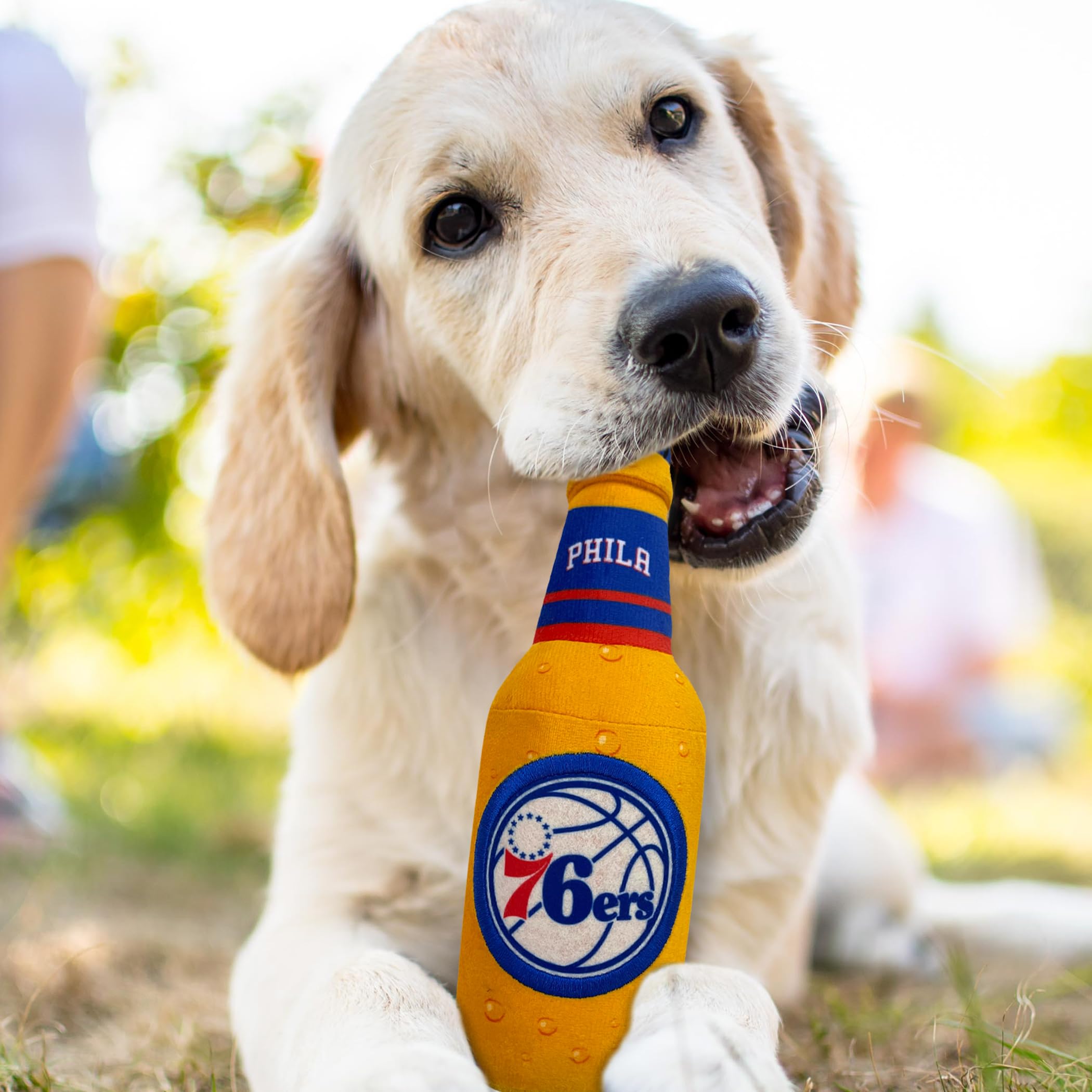 Snapklik.com : NBA Philadelphia 76ers Beer Bottle Plush Dog & CAT ...