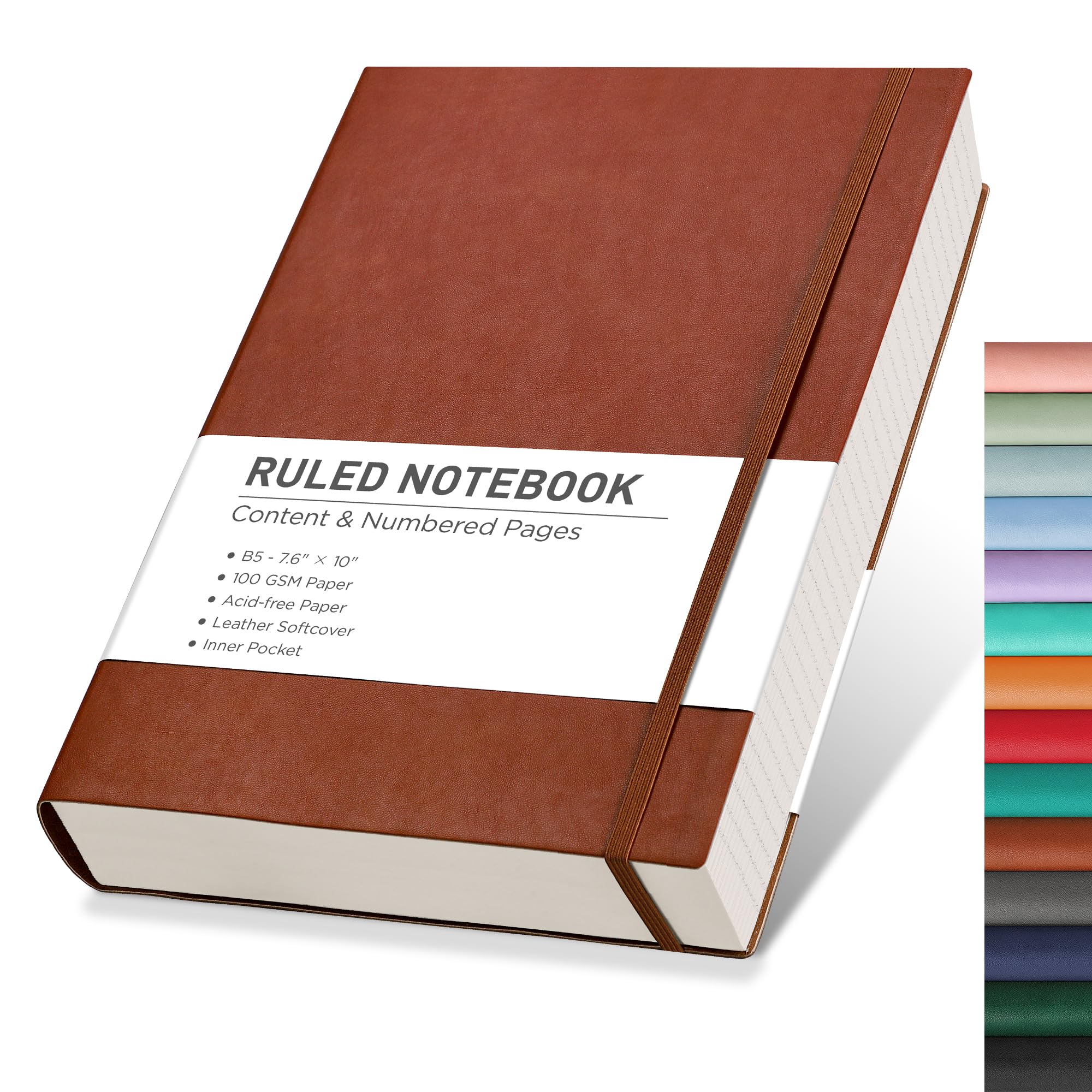 Amazon.com : RETTACY Journaling Notebooks, B5 Lined Journal Notebook ...