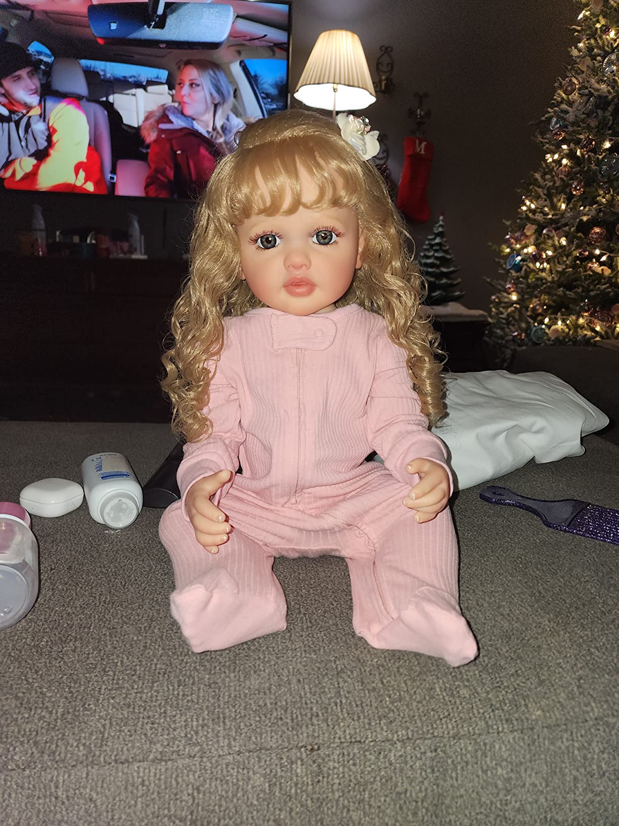 $12/mo - Finance RXDOLL 22 inch Realistic Reborn Baby Doll with Blonde ...