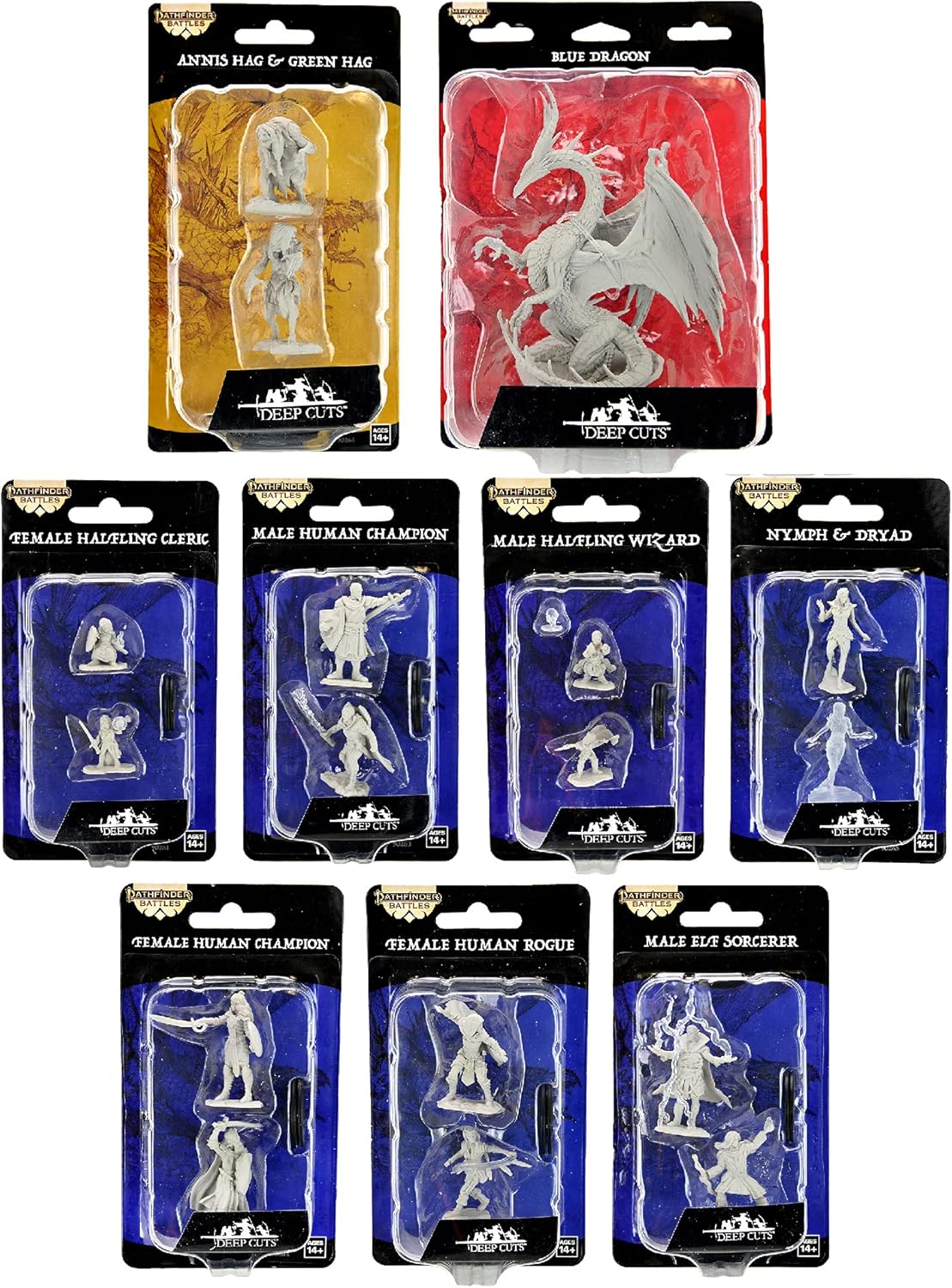 Amazon.com: Pathfinder Deep Cuts Wave 14 Bundle - Unpainted Miniatures ...