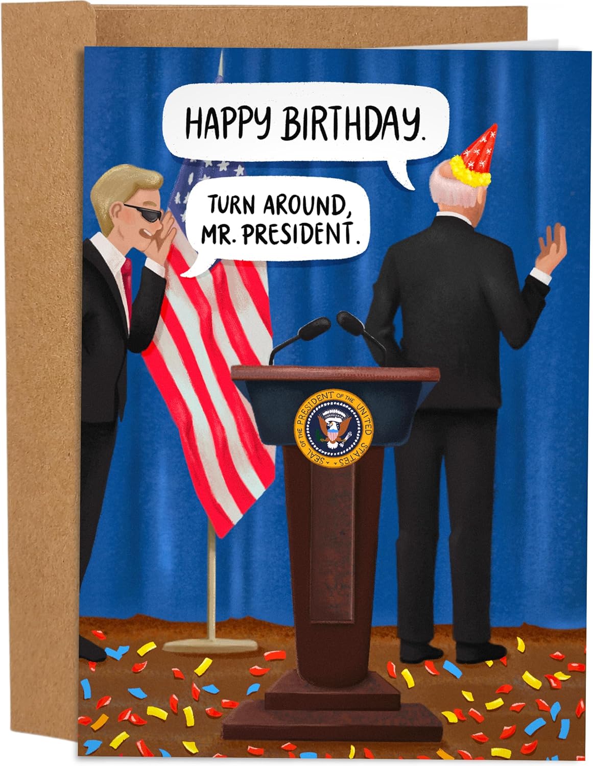 Sleazy Greetings Divertida tarjeta de cumpleaños de Joe Biden para ...